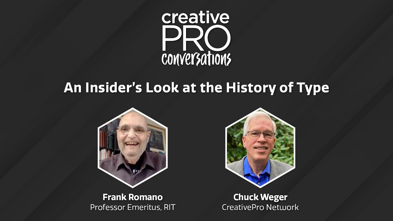 History of Type - Frank Romano // CreativePro Conversations - YouTube
