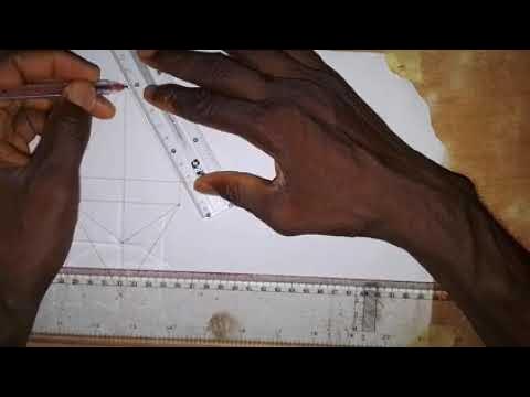 To Draw Surface Development of a Truncated Triangular Pyramid - YouTube