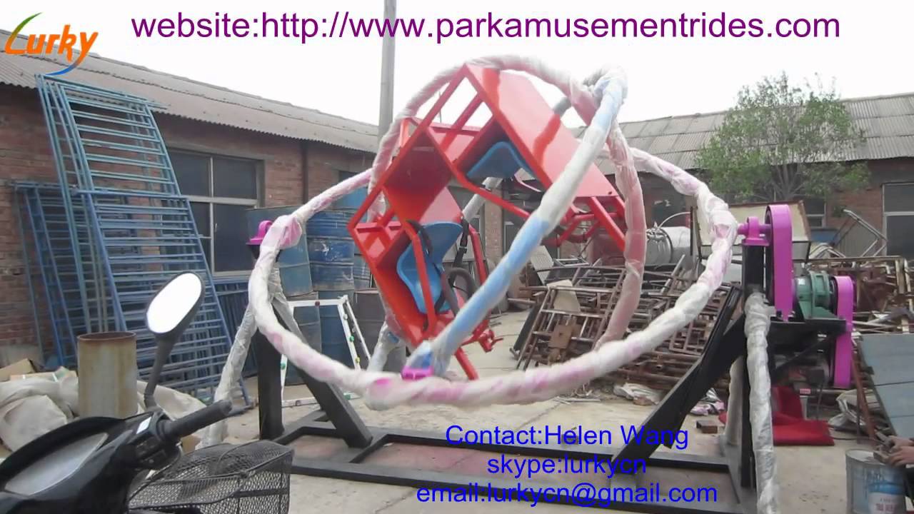 Thrilling and popular amusement park rides human gyroscope for theme ...
