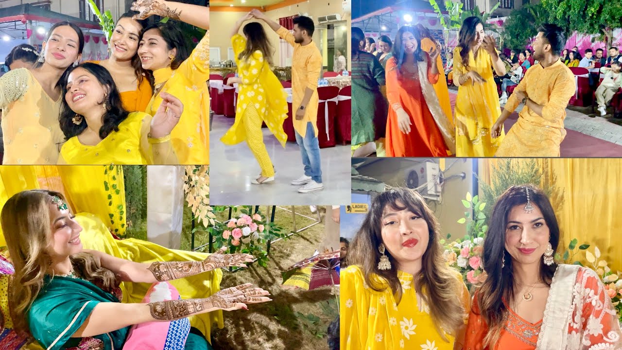 Mehndi and Haldi Rasam in Nepal | Nepal #Anurunkobihe - YouTube