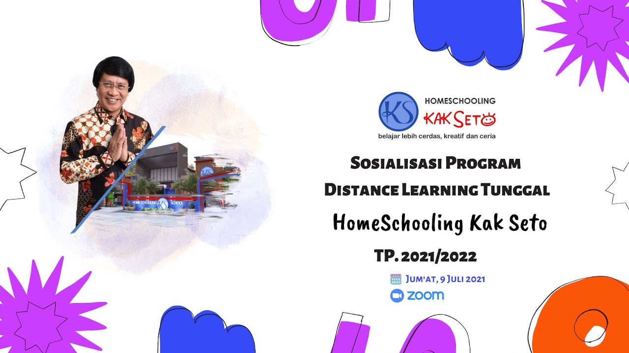 Sosialisasi Program Distance Learning Tunggal Homeschooling Kak Seto - YouTube