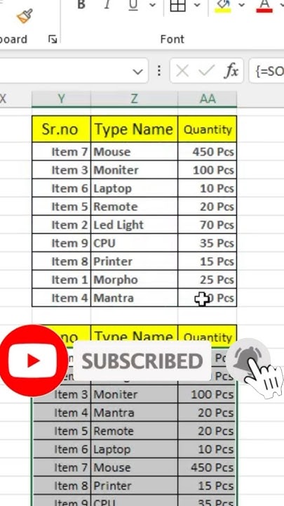 Sort Function Use Kese Kre Ms Excel Me Trendingshorts Microsoftexcel Subscribers