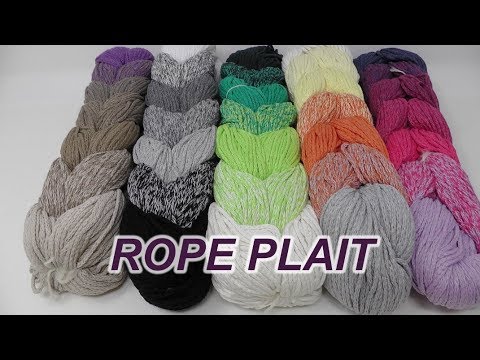 Rope Plait - Kennenlernen - Abwickeln - Stricken und Häkeln - YouTube