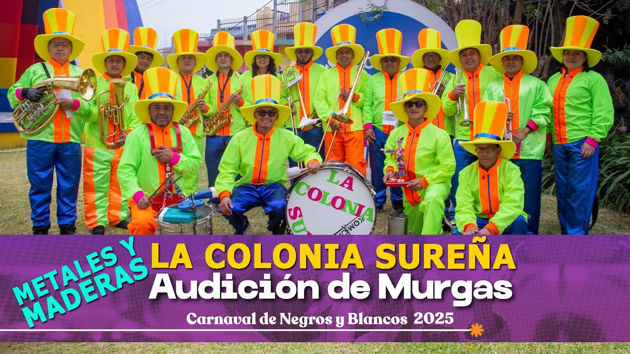 La Colonia Sureña 🎺🥁 Audición de Murgas de Metales y Maderas 2025 - YouTube
