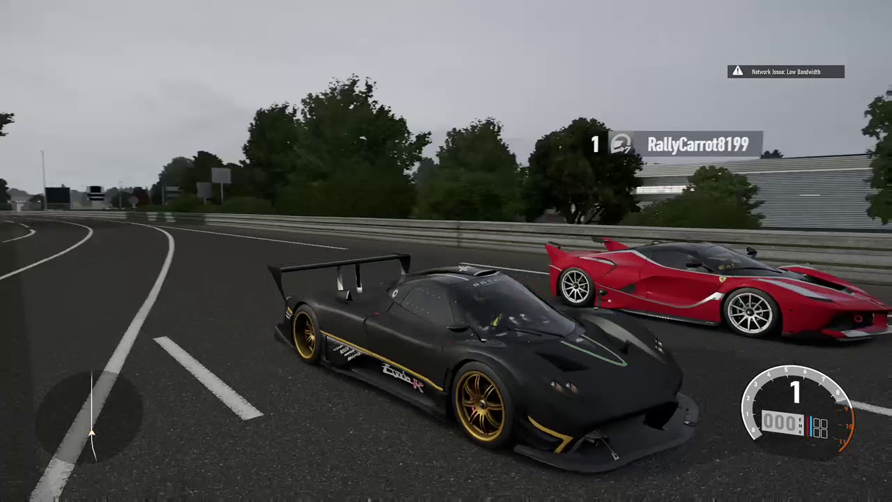 Forza 7 Drag race: Pagani Zonda R vs Ferrari FXXK (x2 races) - YouTube