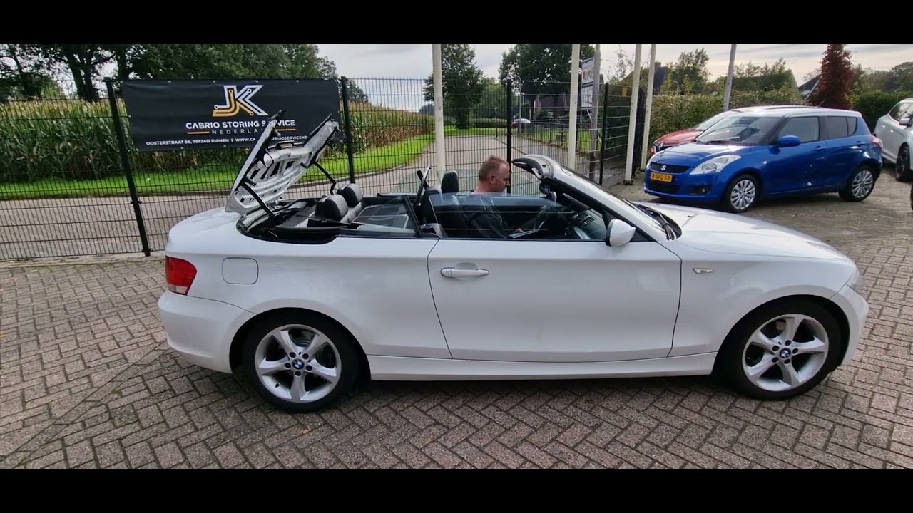 BMW 1 serie convertible roof problems cabrio storing service nederland ...