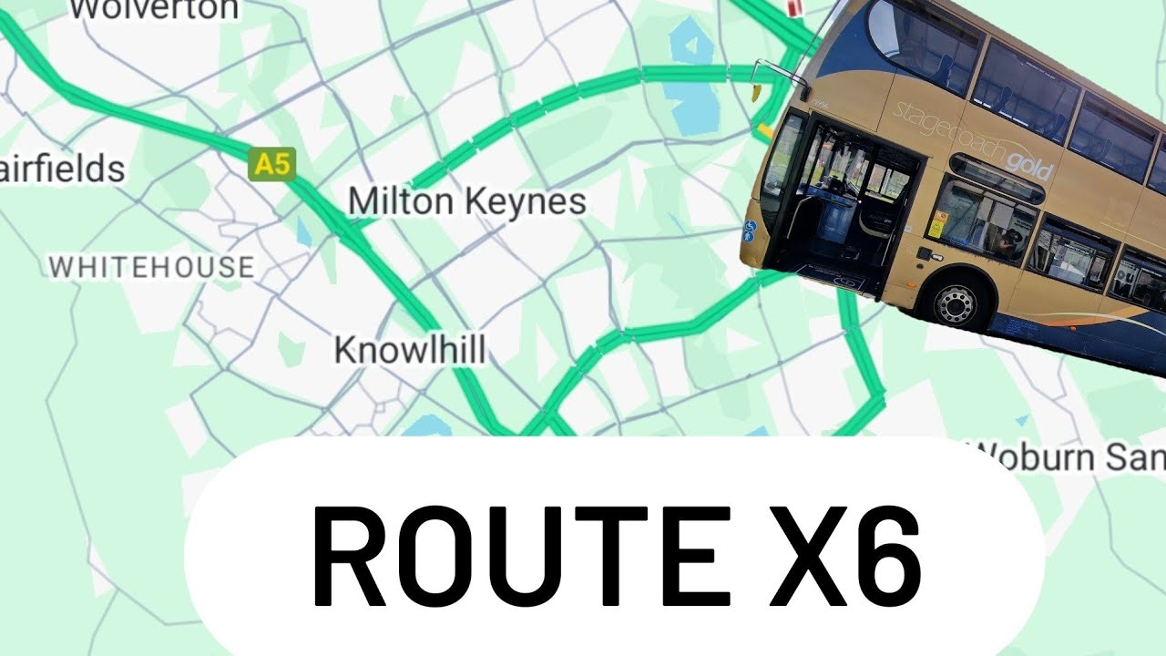 BUS ROUTE X6 TIME POINT AND DESTINATION BLIND CHANGE - YouTube