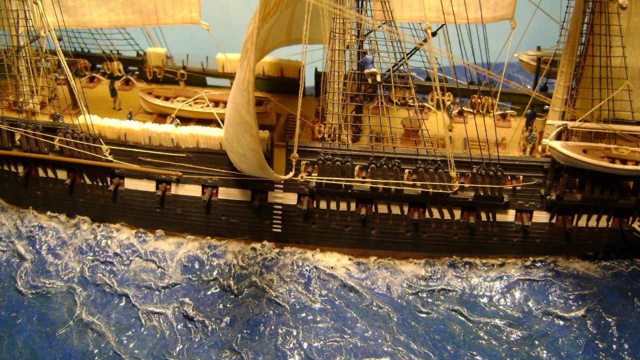 USS Constitution Frigate Final Reveal corrected new sound track and ...