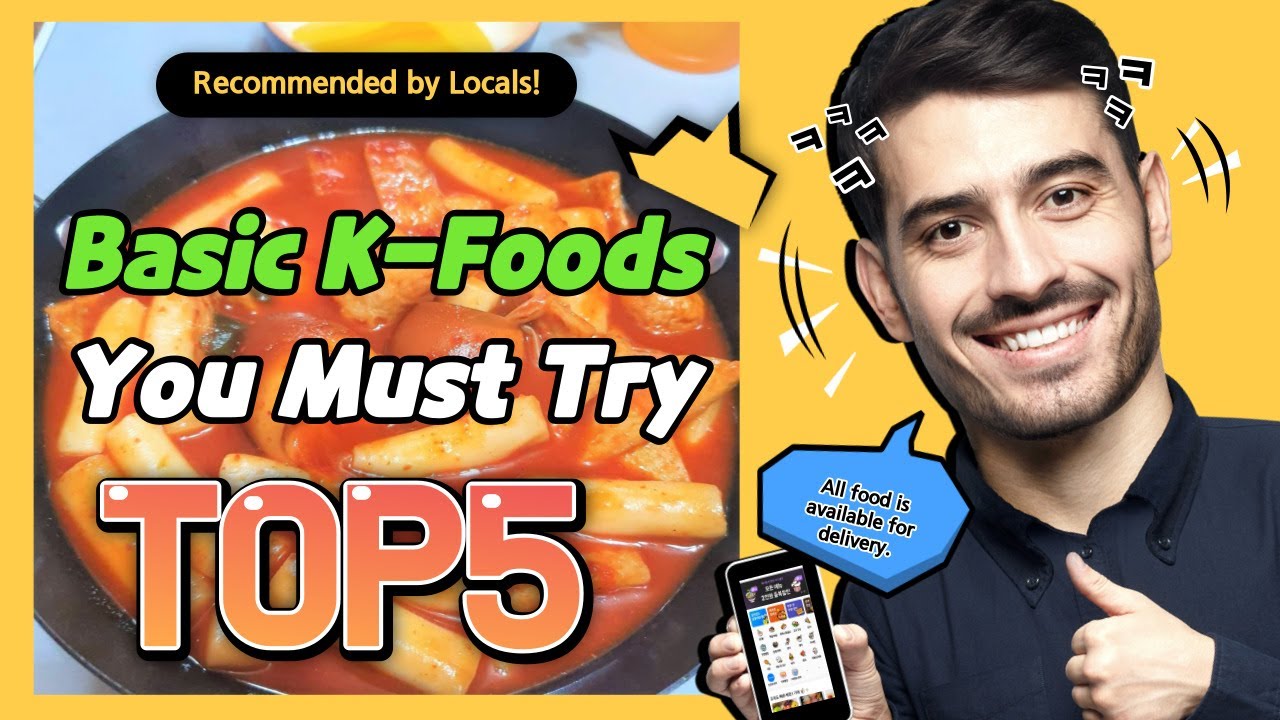 [You Must Try] Basic Korean Food Top5!!! - YouTube