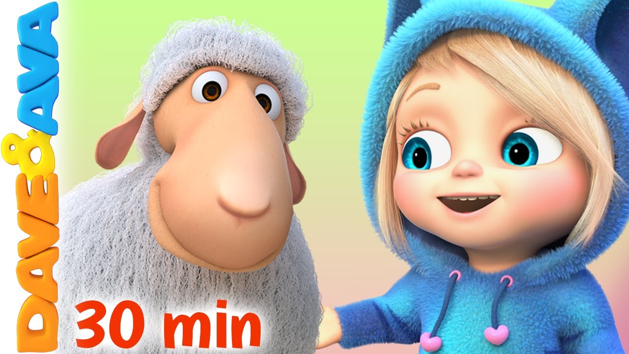 😁 Mary Had a Little Lamb and More Kids Songs | Nursery Rhymes by Dave ...