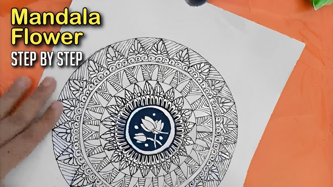 Mandala | How to Draw a Mandala: Easy Step-by-Step | Art & Craft ...