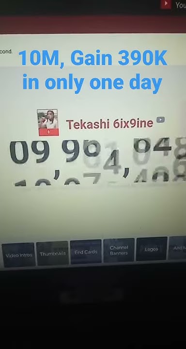 6ix9ine hits 10M #Shorts - YouTube