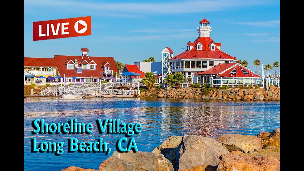 🔴 LIVE Exploring Shoreline Village, Long Beach - Pacific Ocean ...