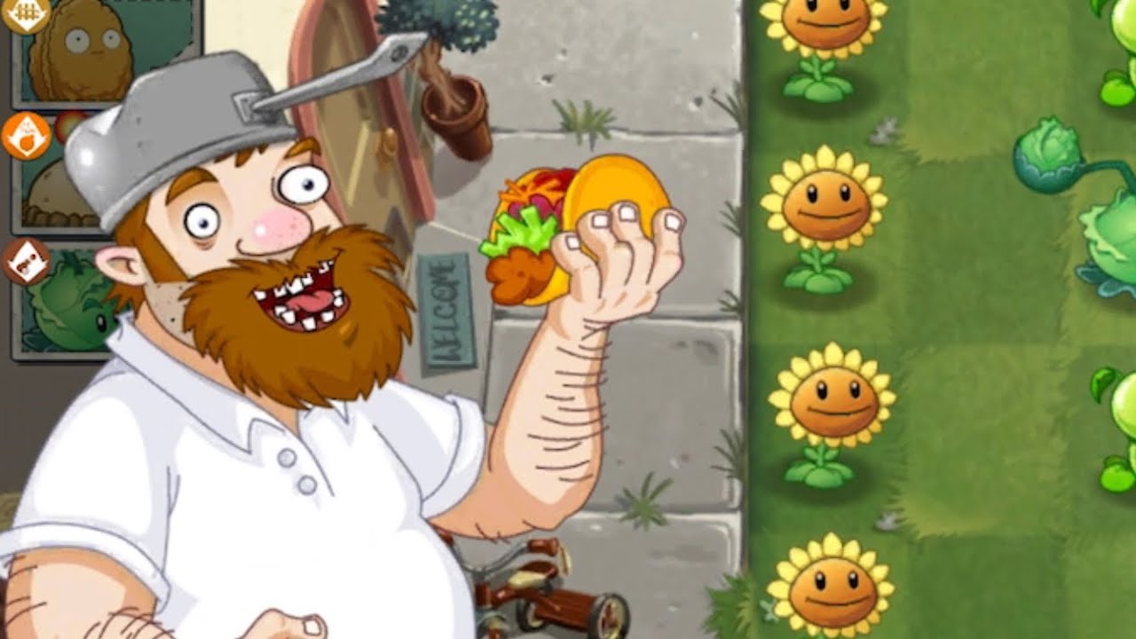 Plants vs zombies 2 - Gameplay PlayThrough part 13 - Crazy Dave’s taco ...