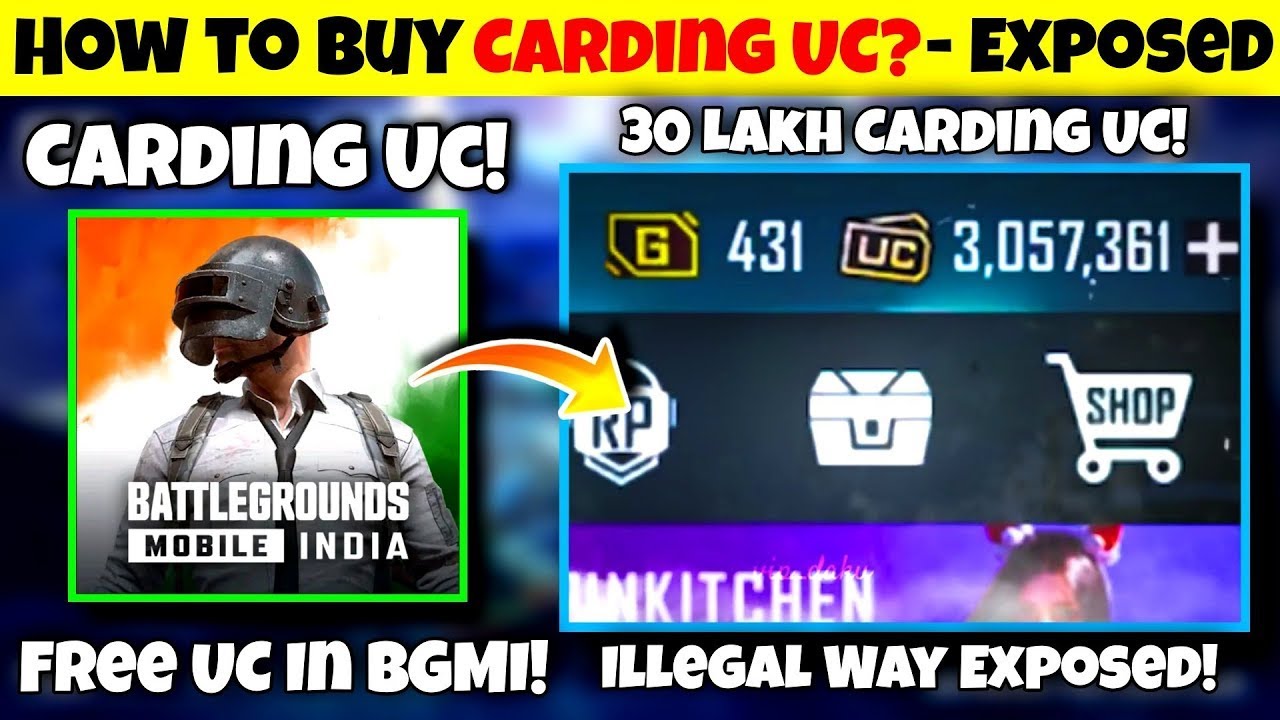 UC CARDING IN BGMI 😍 HOW TO BUY CARDING UC IN BGMI | EXPOSED CARDING ...