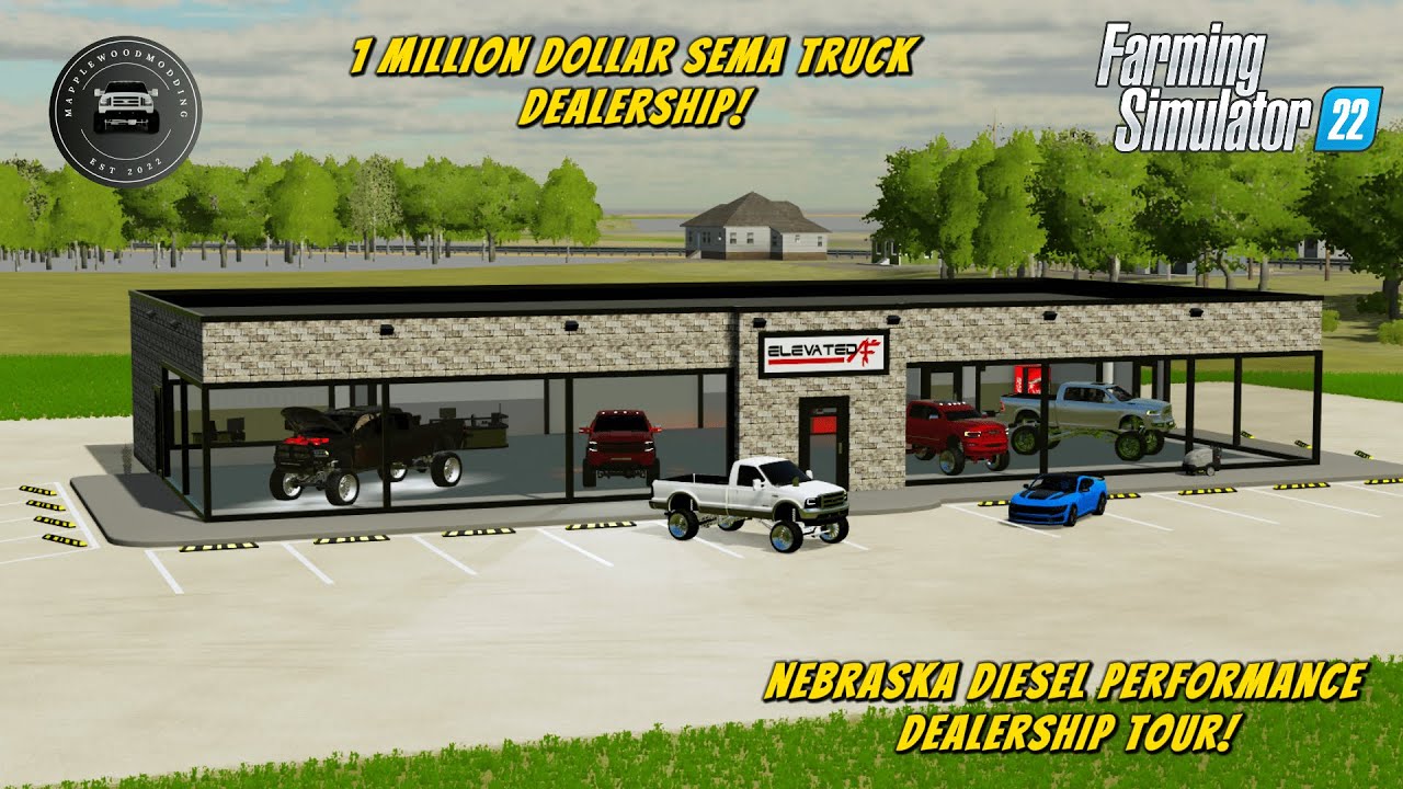 I SPENT $1,000,000 BUILDING A SEMA TRUCK DEALERSHIP! (Nebraska Diesel ...