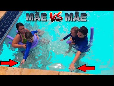 DESAFIO DA PISCINA -  MÃE Vs MÃE - IGOR BARROSO