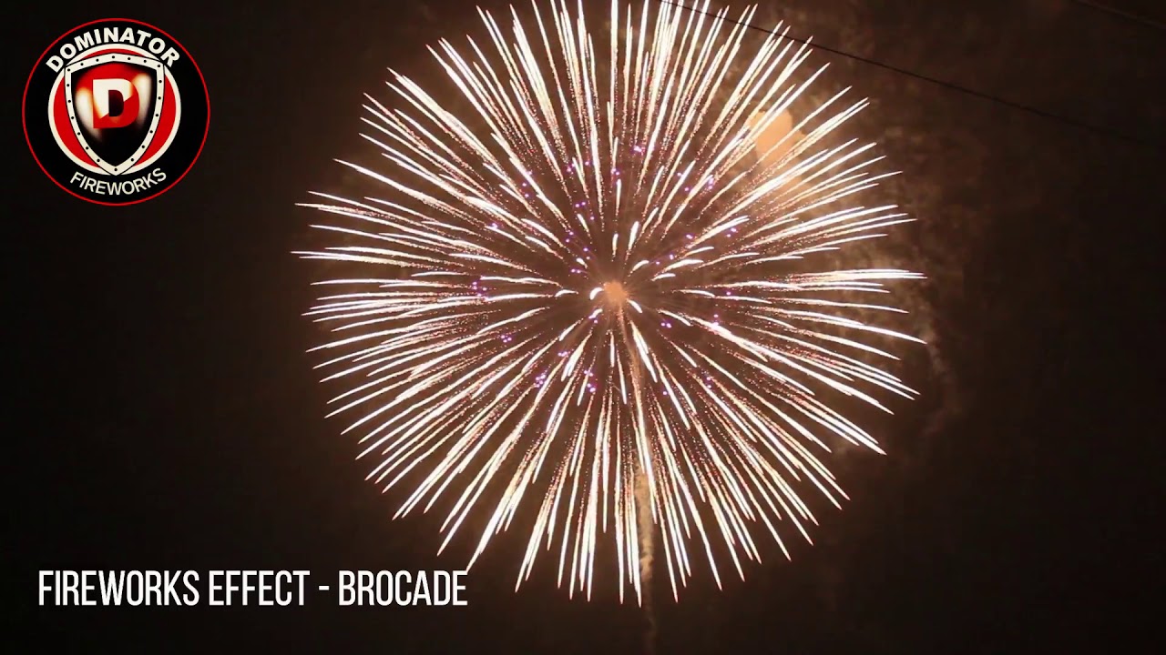 Fireworks Effect Brocade - YouTube