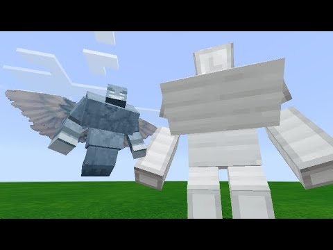 Mutant Vex VS Mutant Iron Golem in Minecraft PE - YouTube