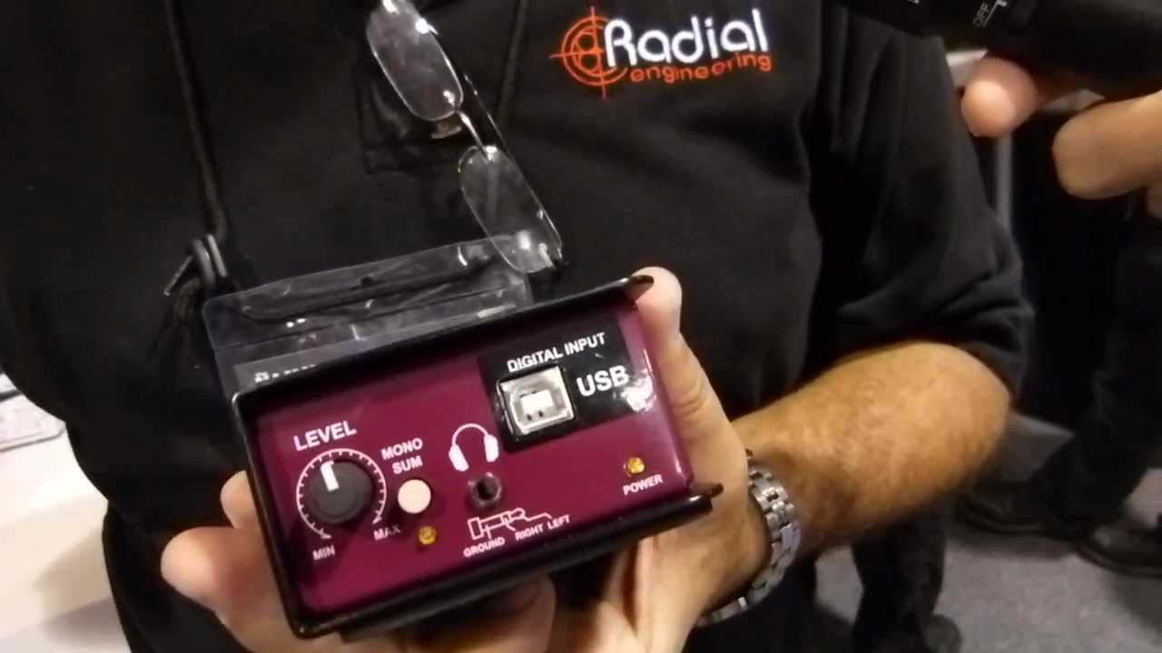 Radial USB Pro Interface at NAMM 2013 - YouTube