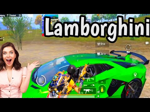 First time driving Lamborghini in Bgmi || Bgmi gameplay - YouTube