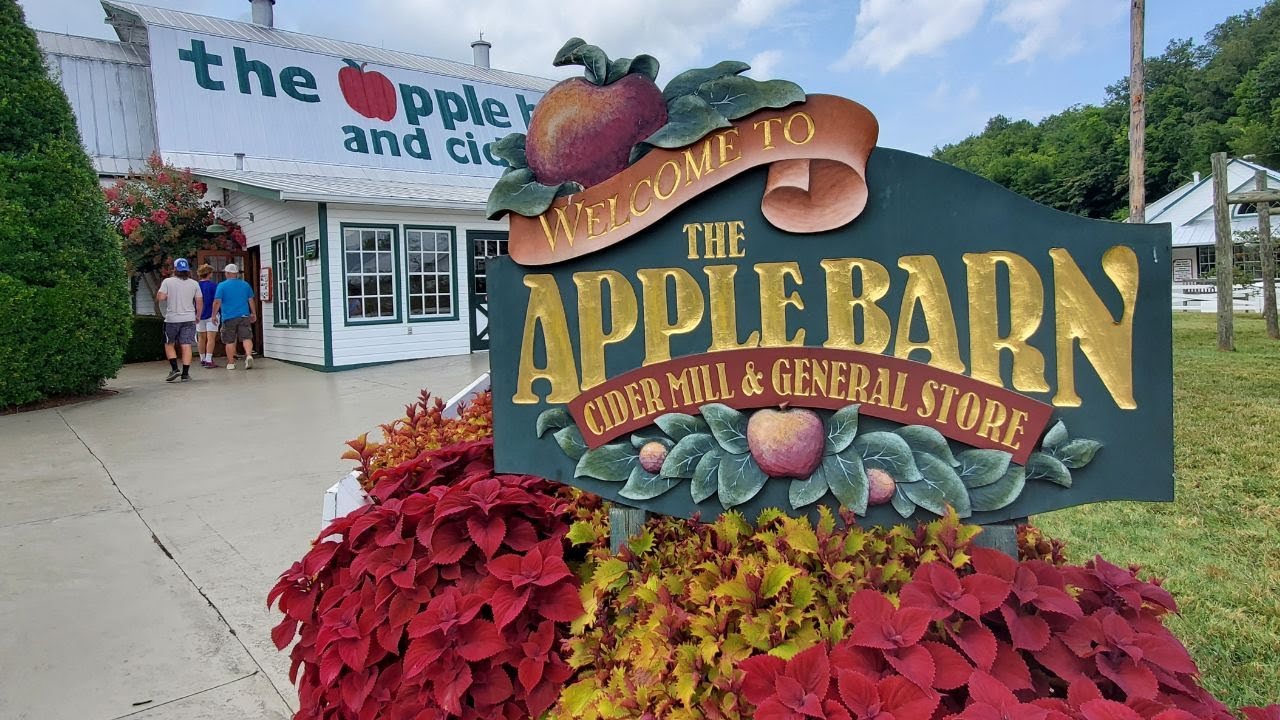 The Apple Barn Cider Mill & General Store, Sevierville, Tennessee - YouTube