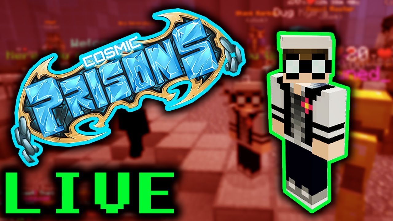 MINECRAFT PRISON!! COSMIC PRISON SERVER!! - YouTube
