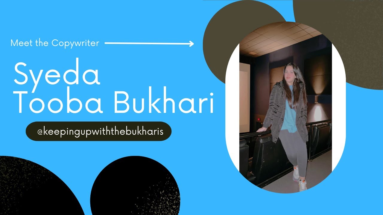 Learn the Basics of Copywriting with Syeda Tooba Bukhari - YouTube