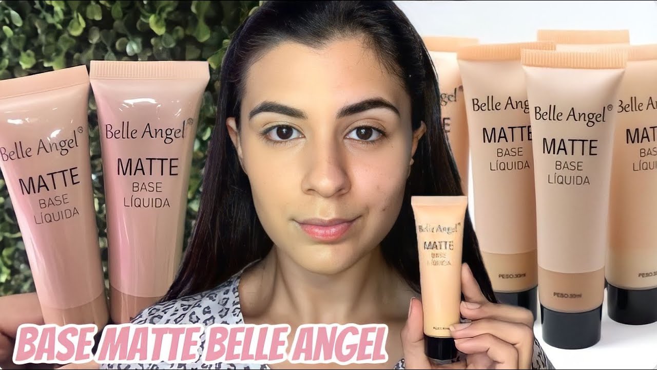 TESTEI BASE MATTE DA BELLE ANGEL *SEMANA DAS BASES* - YouTube