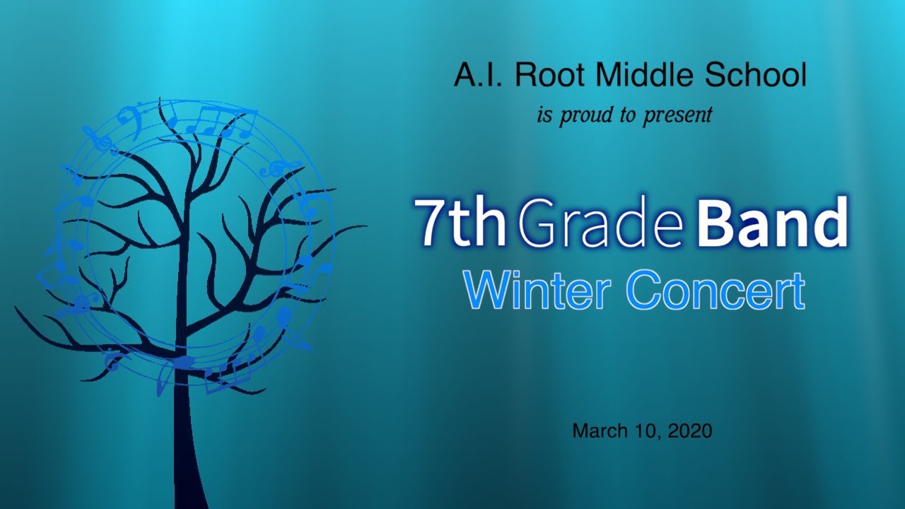 2020 Winter Concert - Root 7th Grade - YouTube