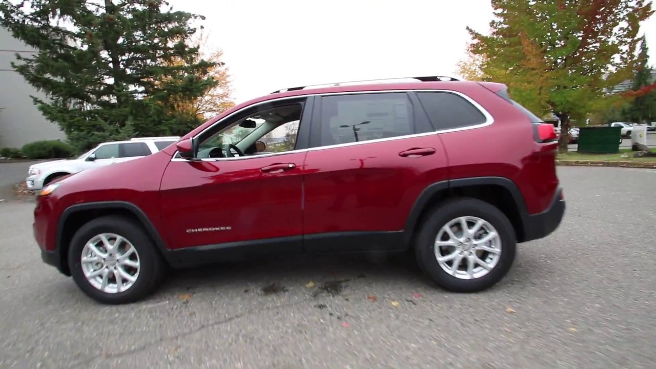 2017 Jeep Cherokee Latitude | Deep Cherry Red | HW545276 | Redmond ...