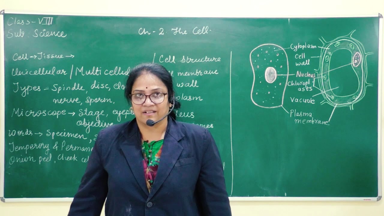BKG Classes Class-8th (Science) Topic - The Cell Video - 2 - YouTube