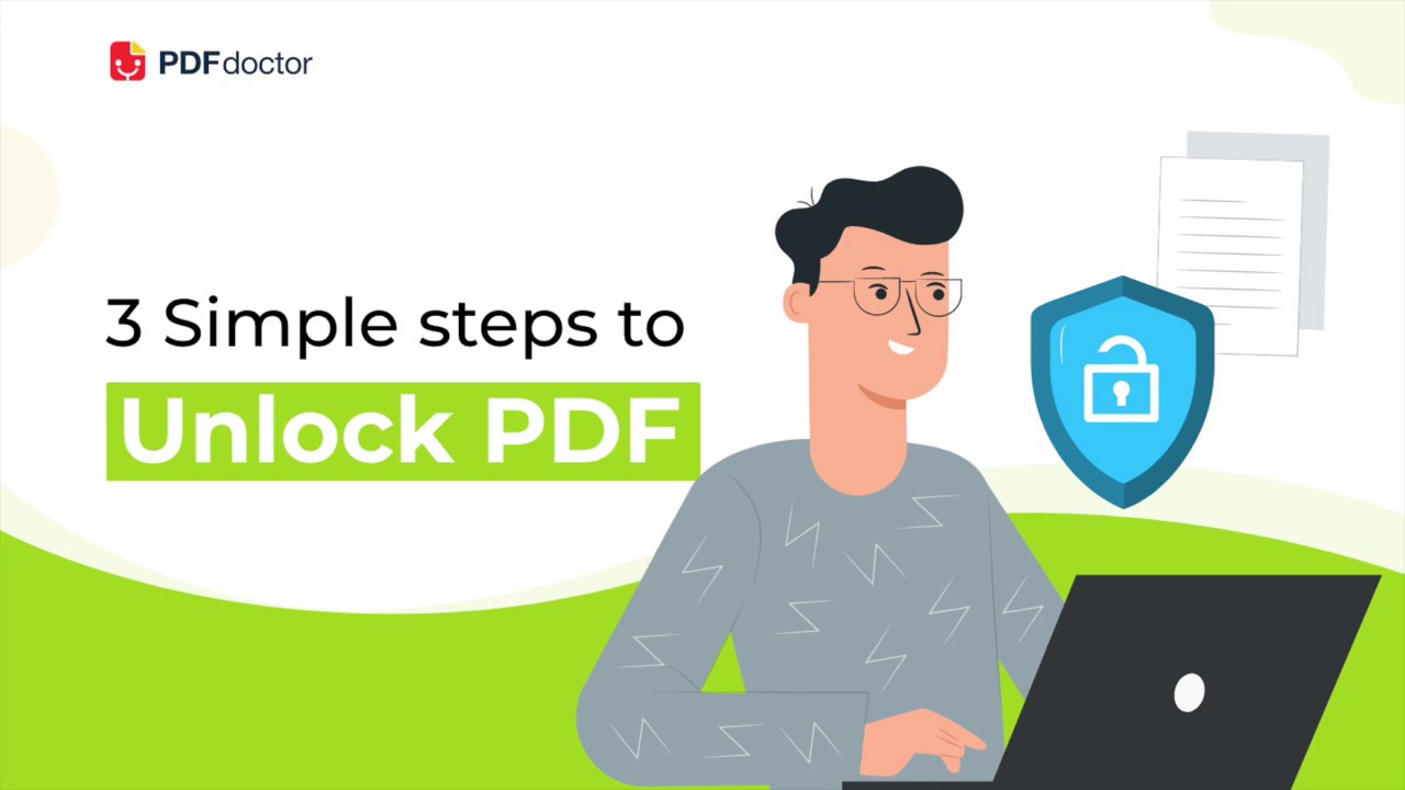 3 Simple steps to Unlock PDF | PDFdoctor - YouTube