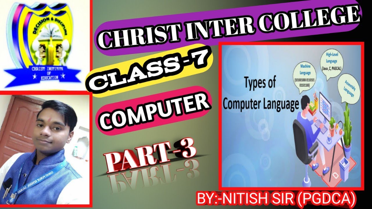 Class-7 computer chapter-1 computer languages and software part-3 - YouTube