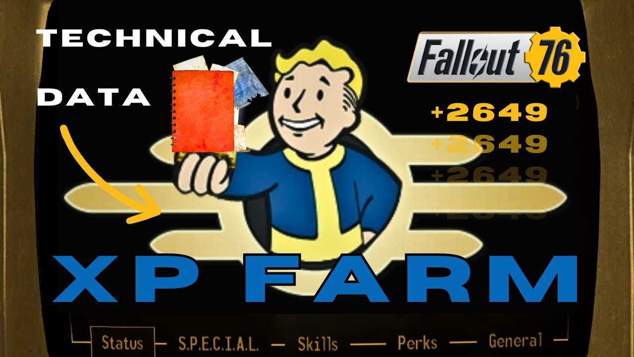 Fast XP in Fallout 76 with Technical Data! - YouTube