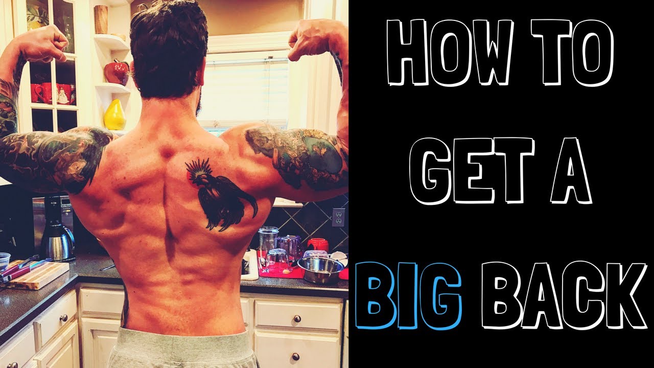 HOW TO GET A BIG BACK! TOP 5 EXERCISES - YouTube