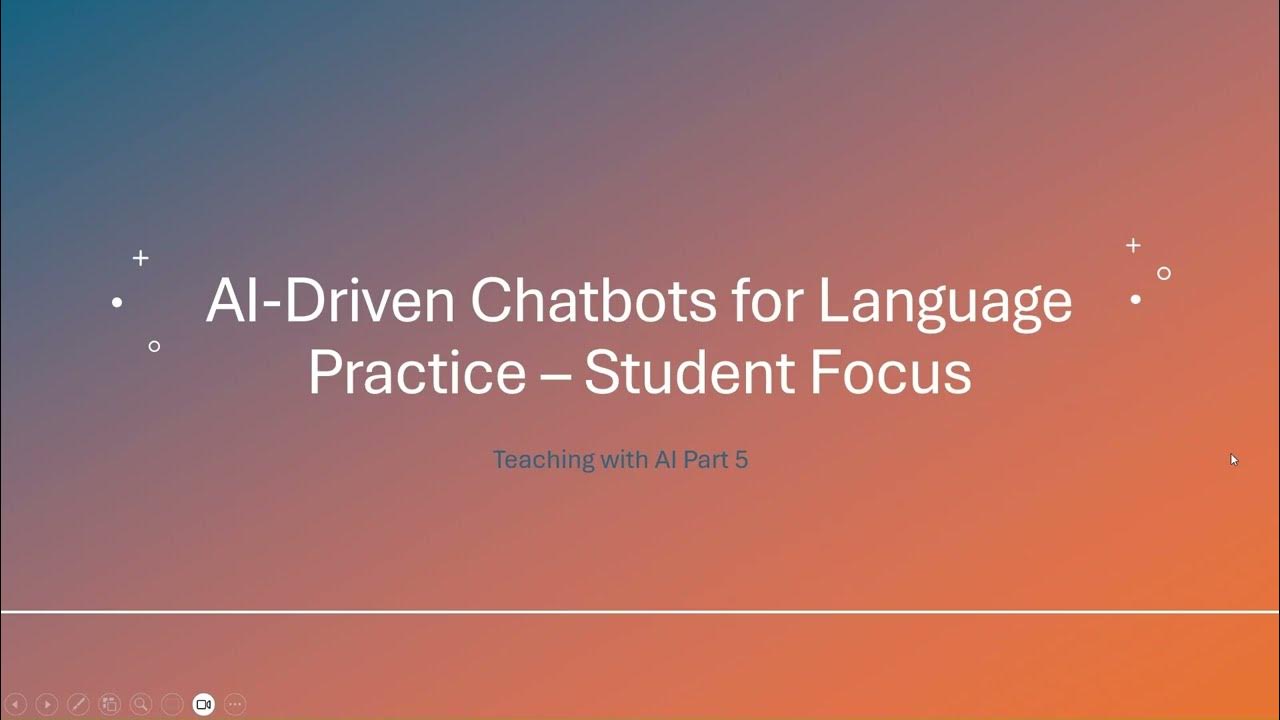 Teaching with AI Part 5 - Language Practice - Student Focus - YouTube