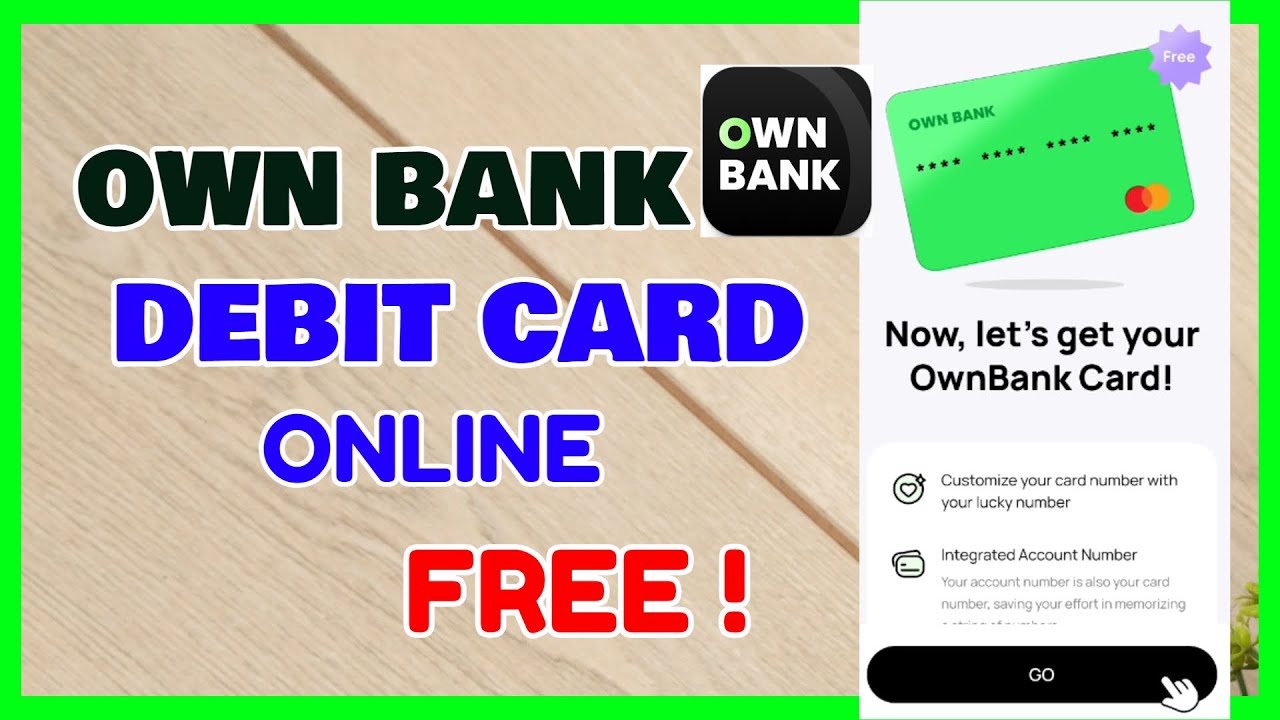 Own Bank Virtual Debit Card FREE: How to Get OwnBank Card Online - YouTube