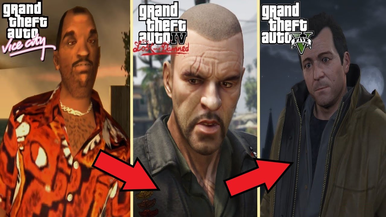 GTA main characters death comparison | How gta characters death have ...