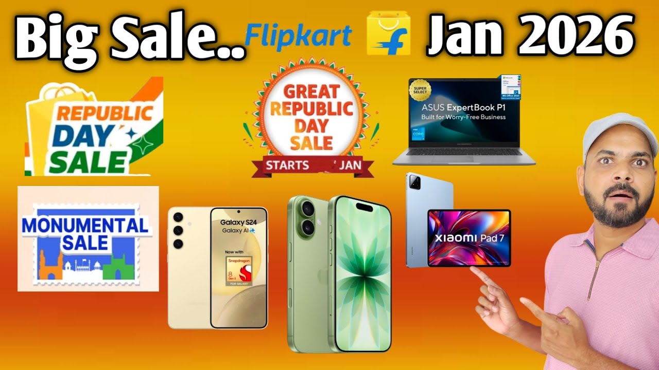 📱 Flipkart Republic Day Sale 2026 Date 🔥 iPhone 17 Price & Offers - YouTube