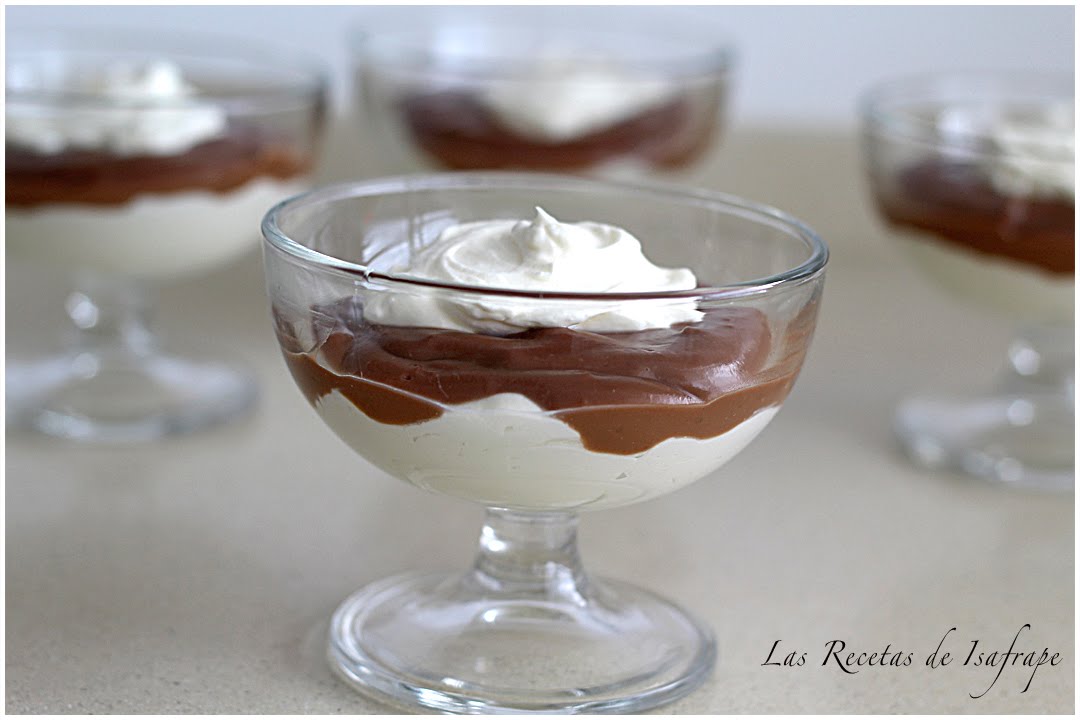 POSTRE FÁCIL DE CHOCOLATE Y NATA - YouTube