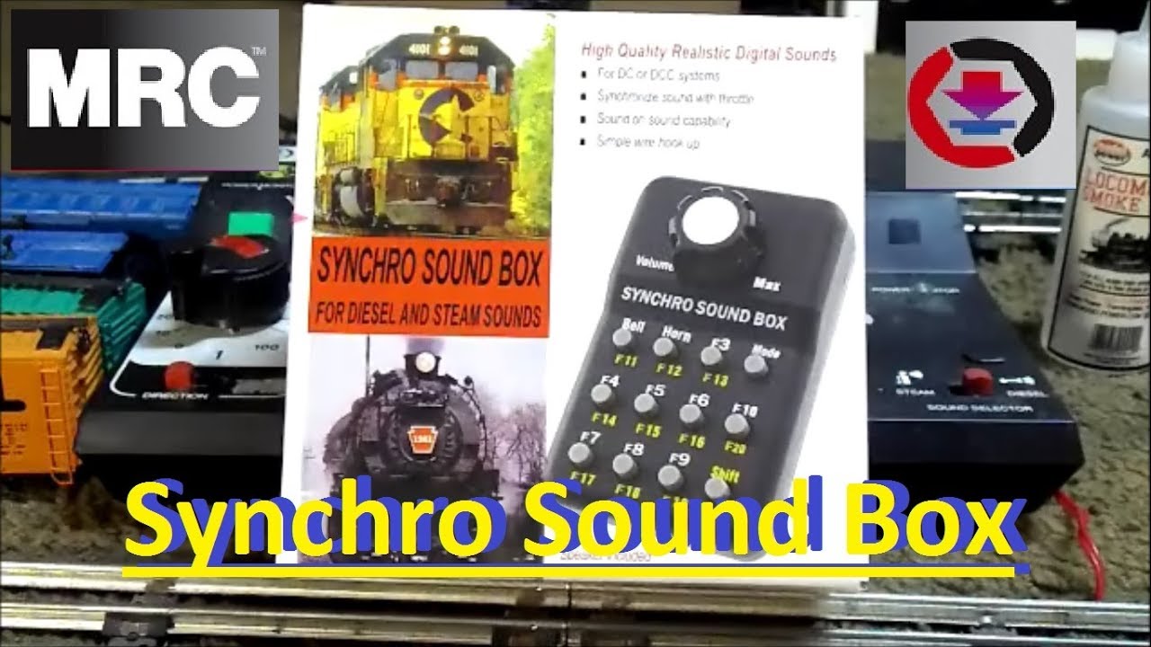 Demonstration: MRC Synchro Sound Box for DC or DCC - YouTube