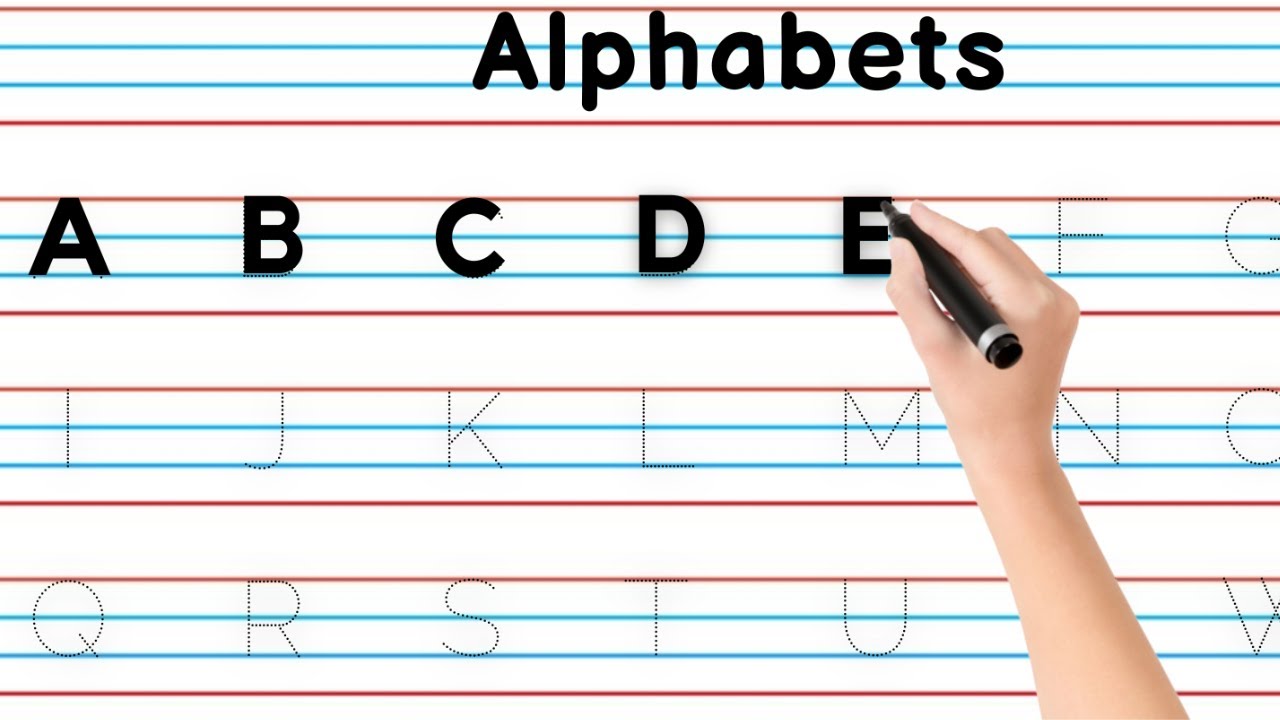 ABC for Kids | Alphabet writing for kids | A to Z | Writing Capital ...