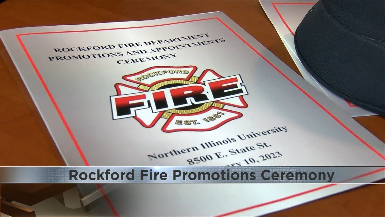 Rockford Fire Department Promotion and Appointment Ceremony - YouTube