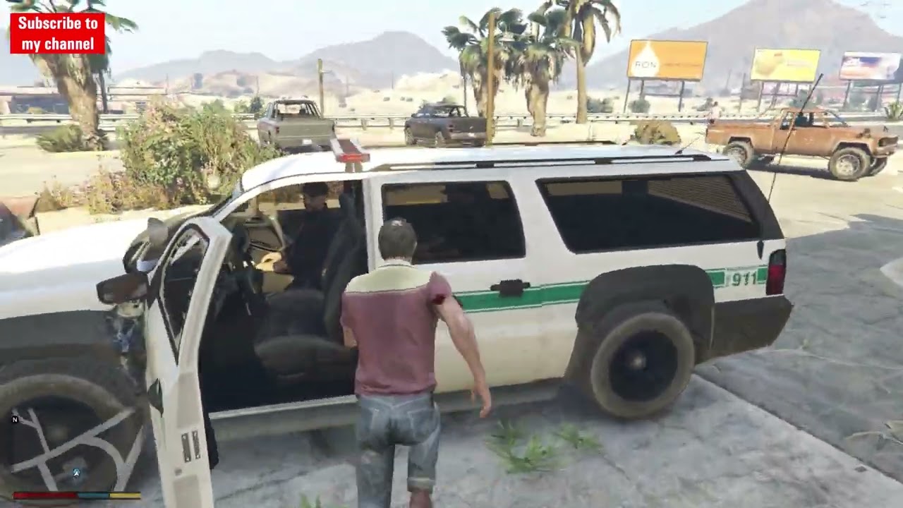 GTA V - missions - THE CIVIL BORDER PATROL - YouTube