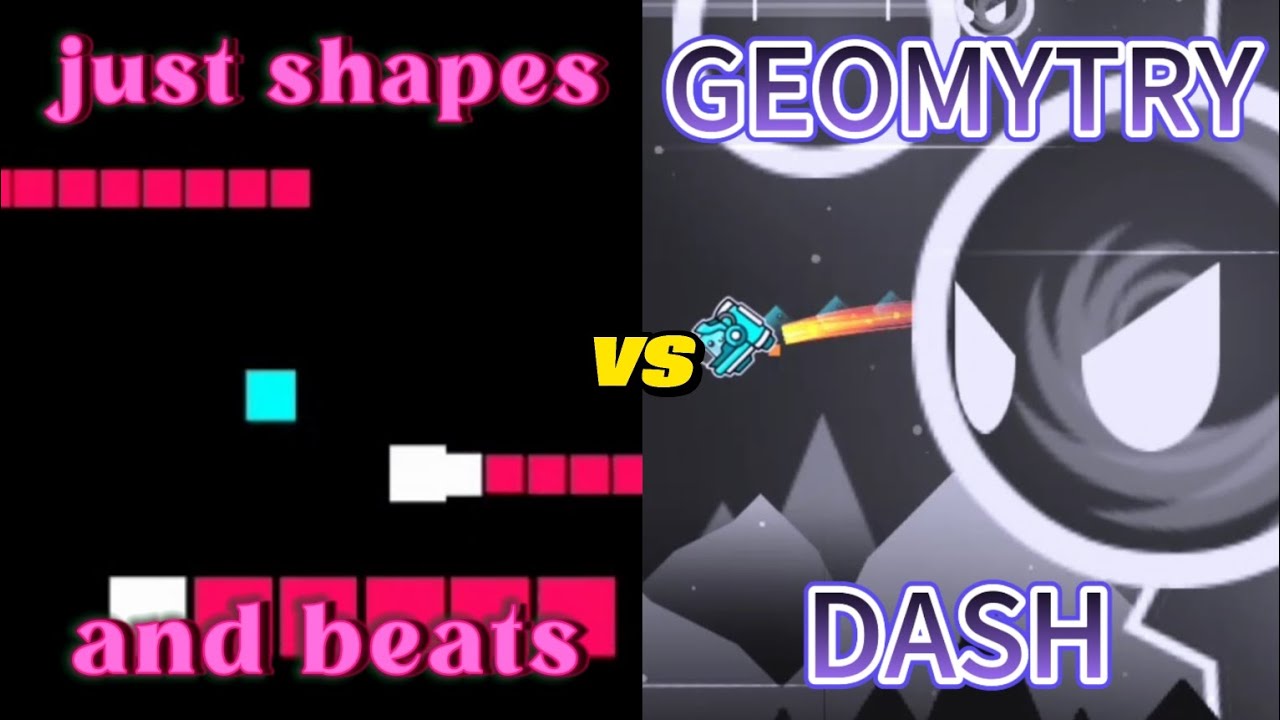 JUST SHAPES AND BEATS VS GEOMETRY DASH?????geometry dash - YouTube