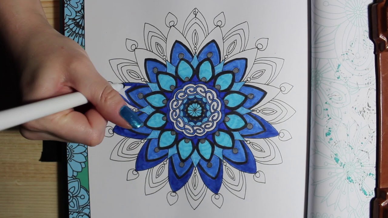 Color Me Calm - Mandala #3 - YouTube