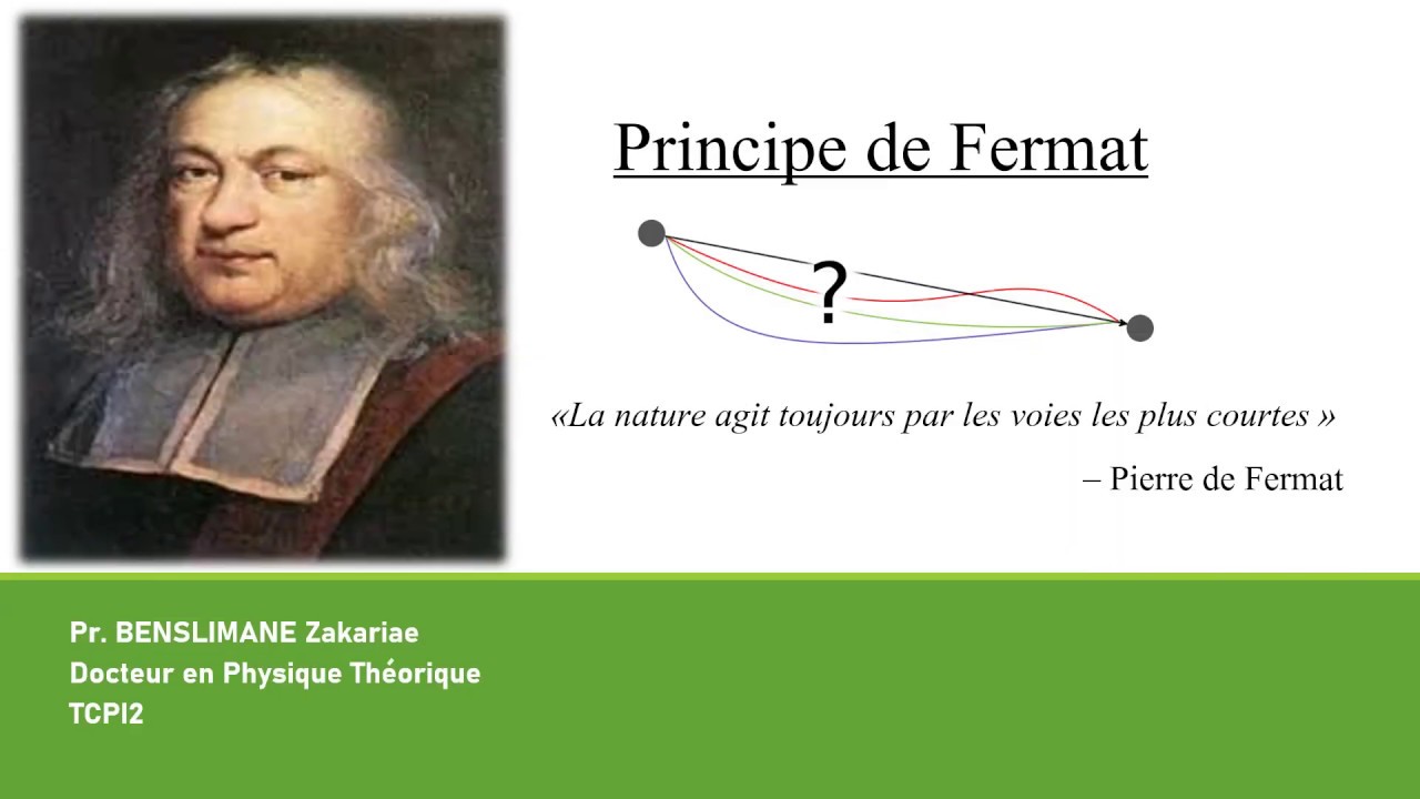 Principe de Fermat - YouTube