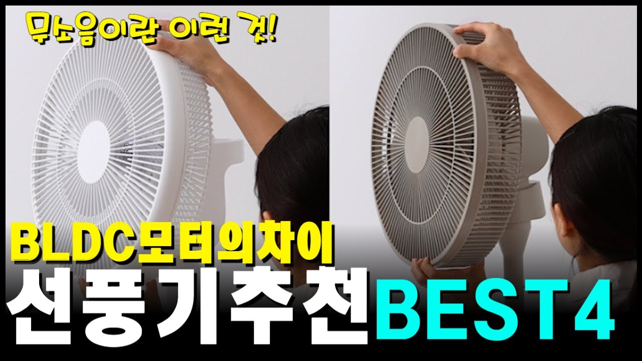 선풍기 추천 베스트4 2024년 진짜 조용한데 시원함 대세는 Bldc 선풍기 무선선풍기 르젠 샤오미 미로