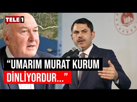 Ahmet Ercan Murat Kurum'a depreme karşı korunmak için neler yapılması gerektiğine atıf yaptı